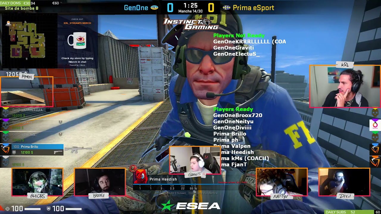 ESEA MAIN MATCH 11 AVEC TEAMSPEAK - YouTube