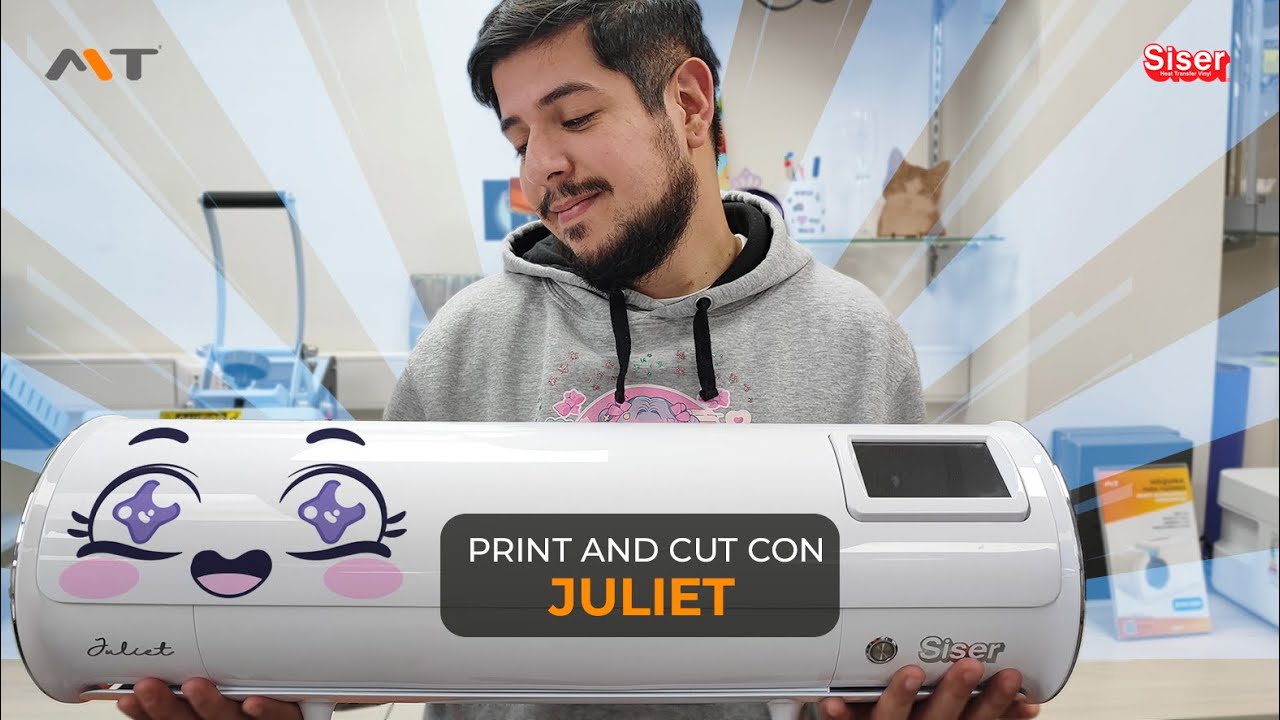 Aprende sobre el funcionamiento del plotter de corte JULIET de Siser - YouTube