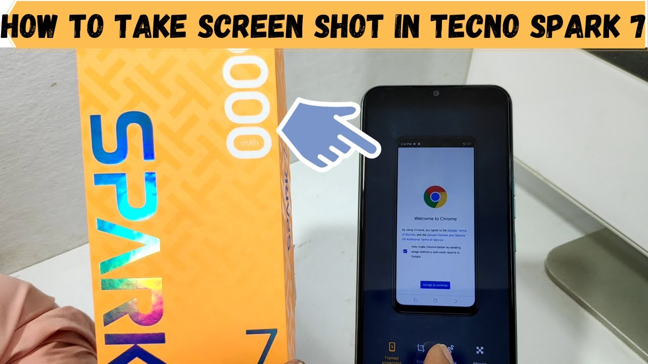 How to Take Screen shot in TECNO Spark 7/Spark 7 pro| Tecno Spark 7t ...