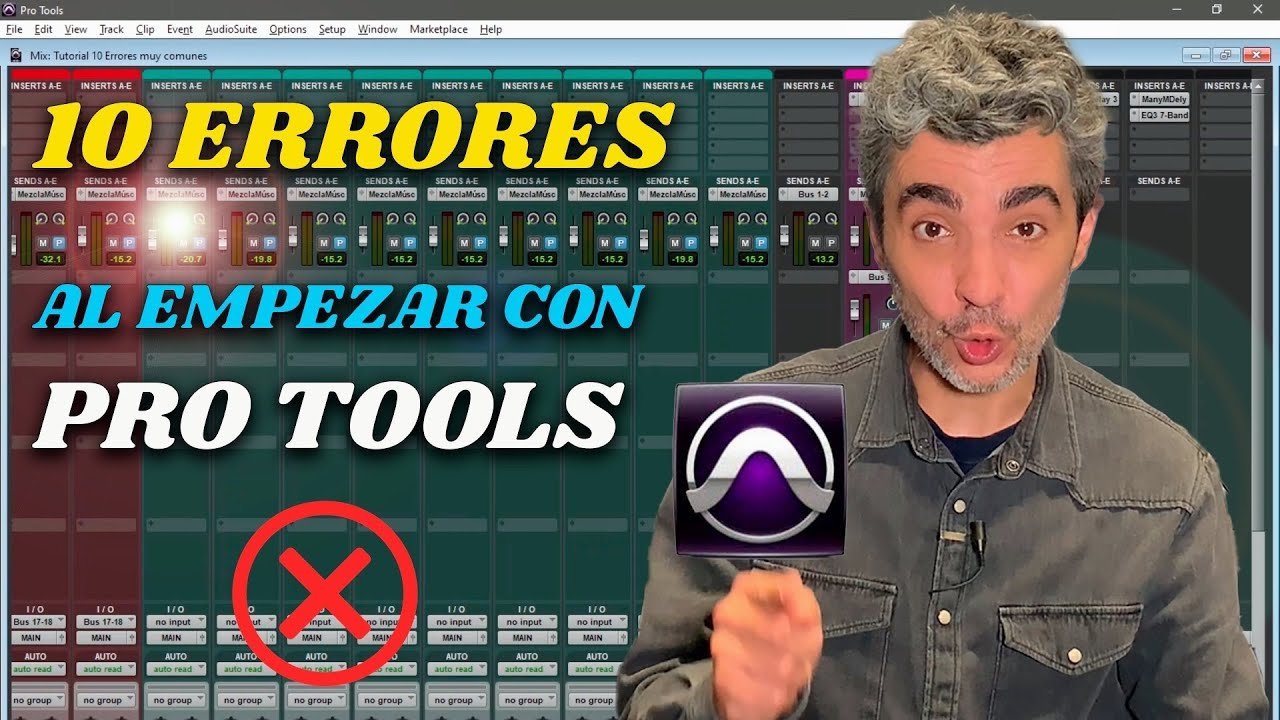 10 ERRORES al EMPEZAR con PRO TOOLS |CURSO GRATIS - YouTube