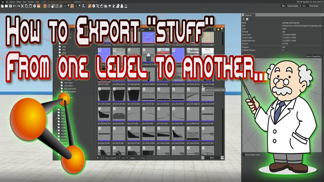 BeamNG - How to export "Stuff" from one level to another... - YouTube