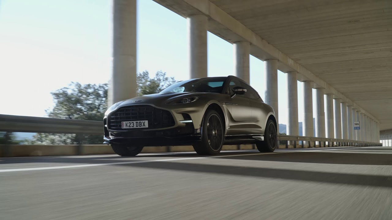 Aston Martin DBX 707 | Satin Titanium Grey | Sardinia B-Roll - YouTube