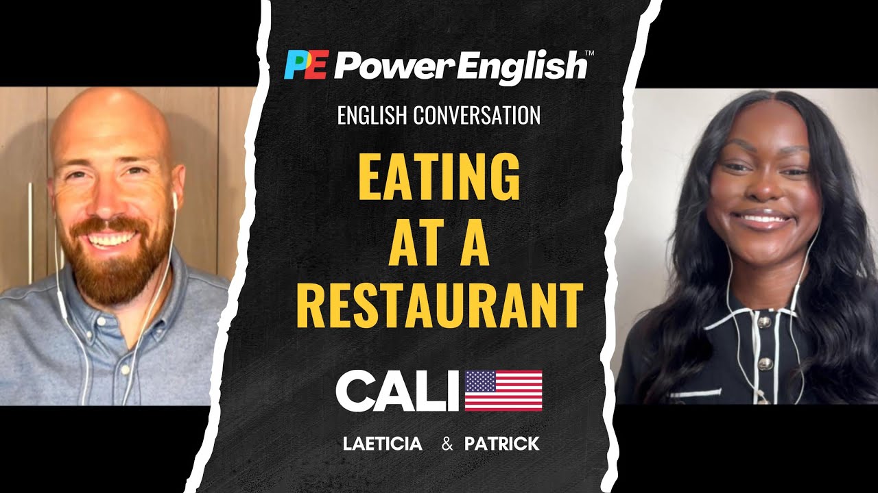English Conversation: Eating at a Restaurant - YouTube