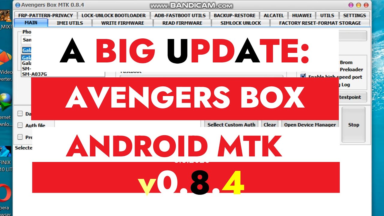 Avengers Box/UMT Pro Android MTK v0.8.4 RollOut Supports Galaxy A03S,SM ...