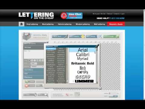 How To Design Window Lettering - YouTube