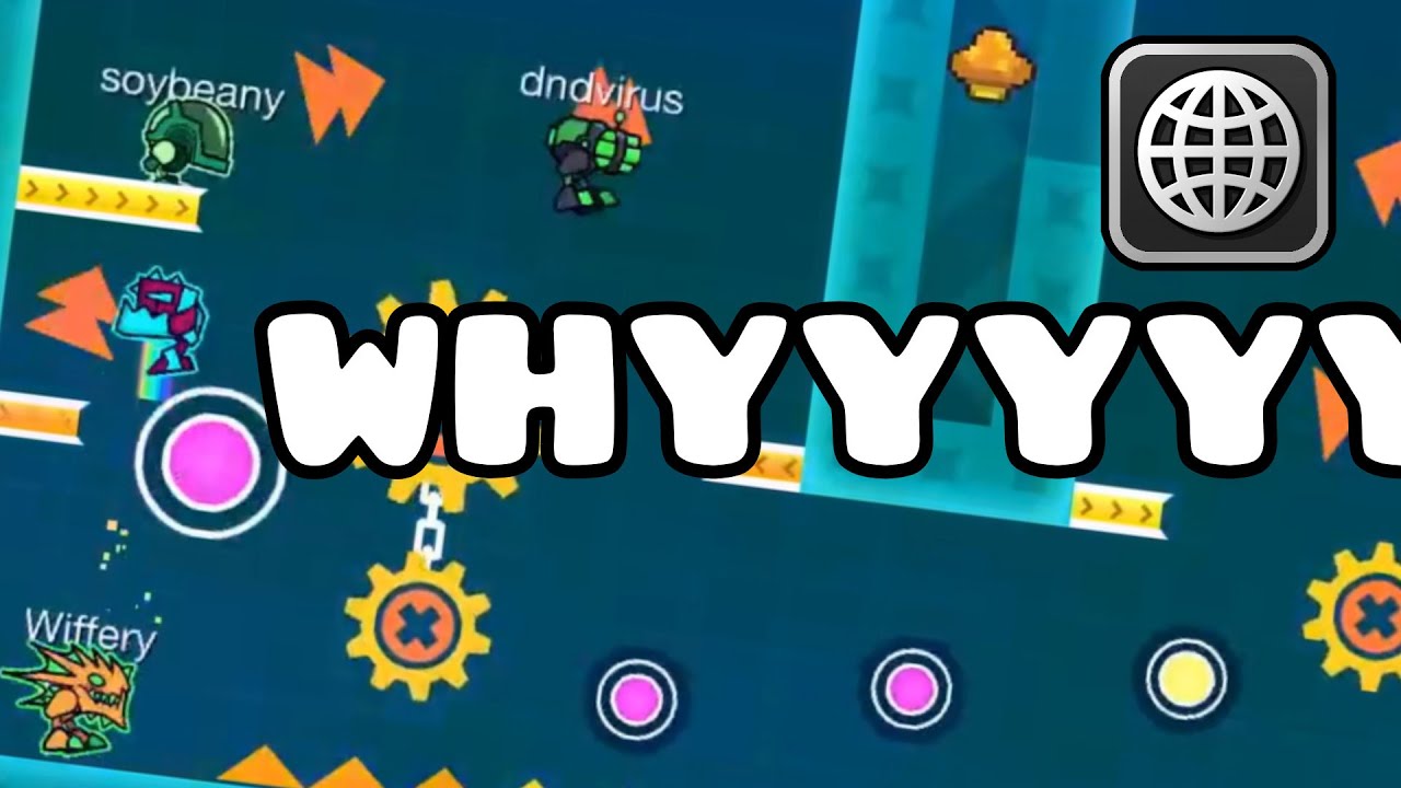 Deathlink with four players is absolute INSANITY (Geometry Dash) - YouTube