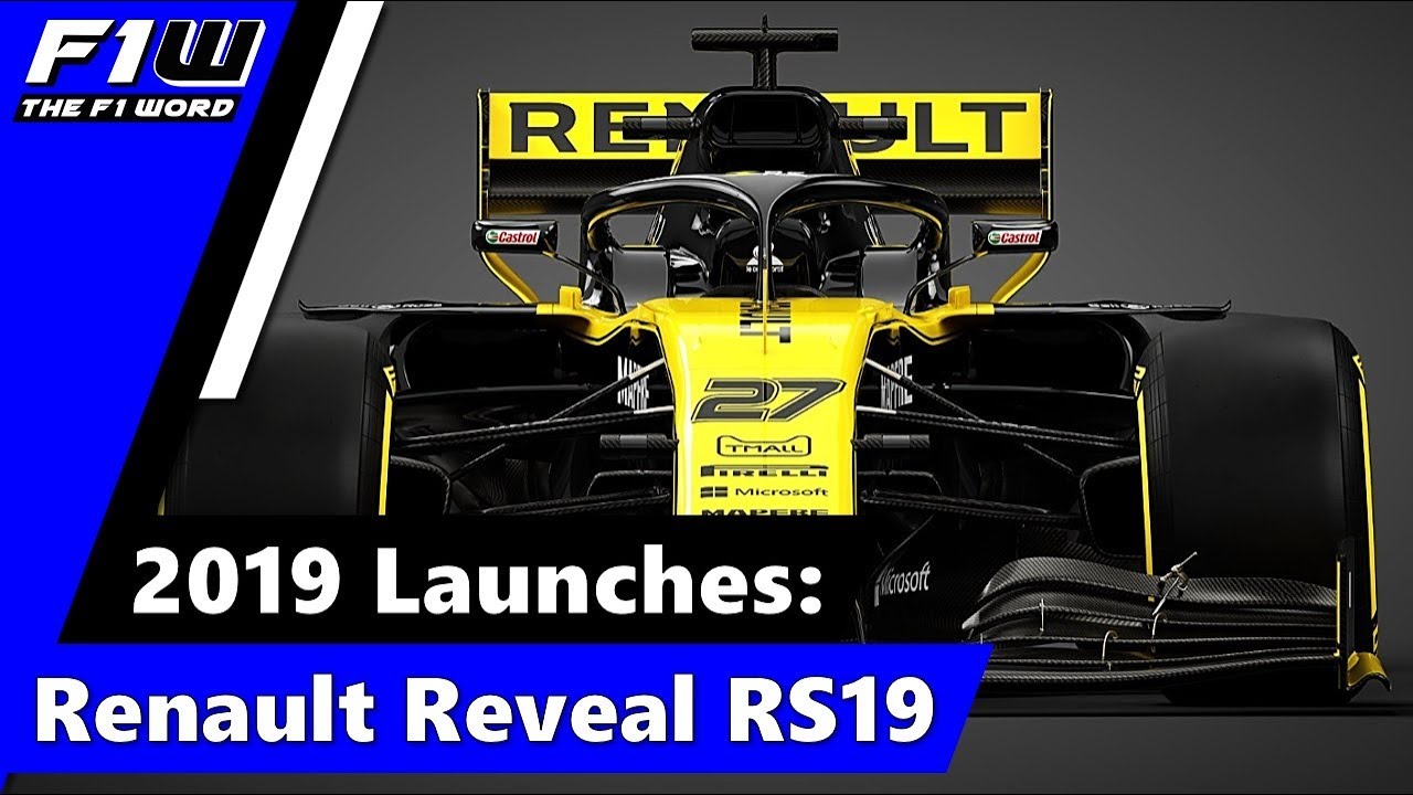 2019 Launches: Renault Reveal The RS19 - YouTube