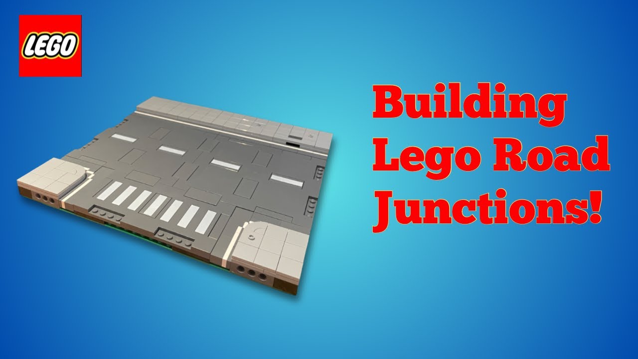 How To Make Lego Road Junctions - YouTube