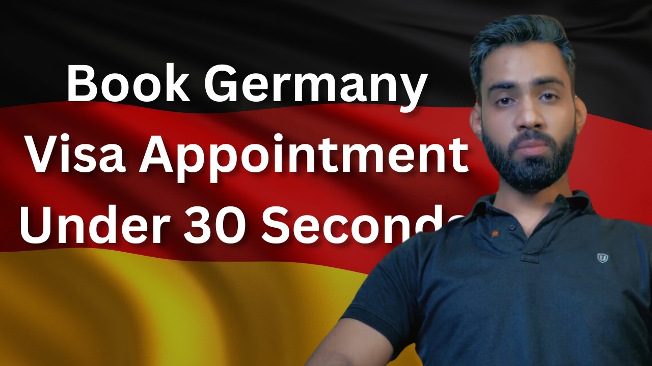 How To Book German Embassy Islamabad Appointment under 30 Secs ...