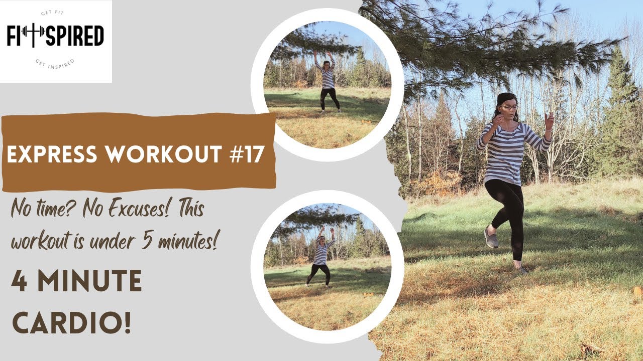 Express Workout #17 - Quick Cardio Workout! ONLY 4 MINUTES! #cardio # ...