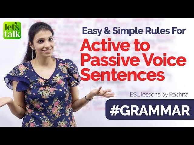 English Grammar A To Z Active And Passive Voice Rules Active And