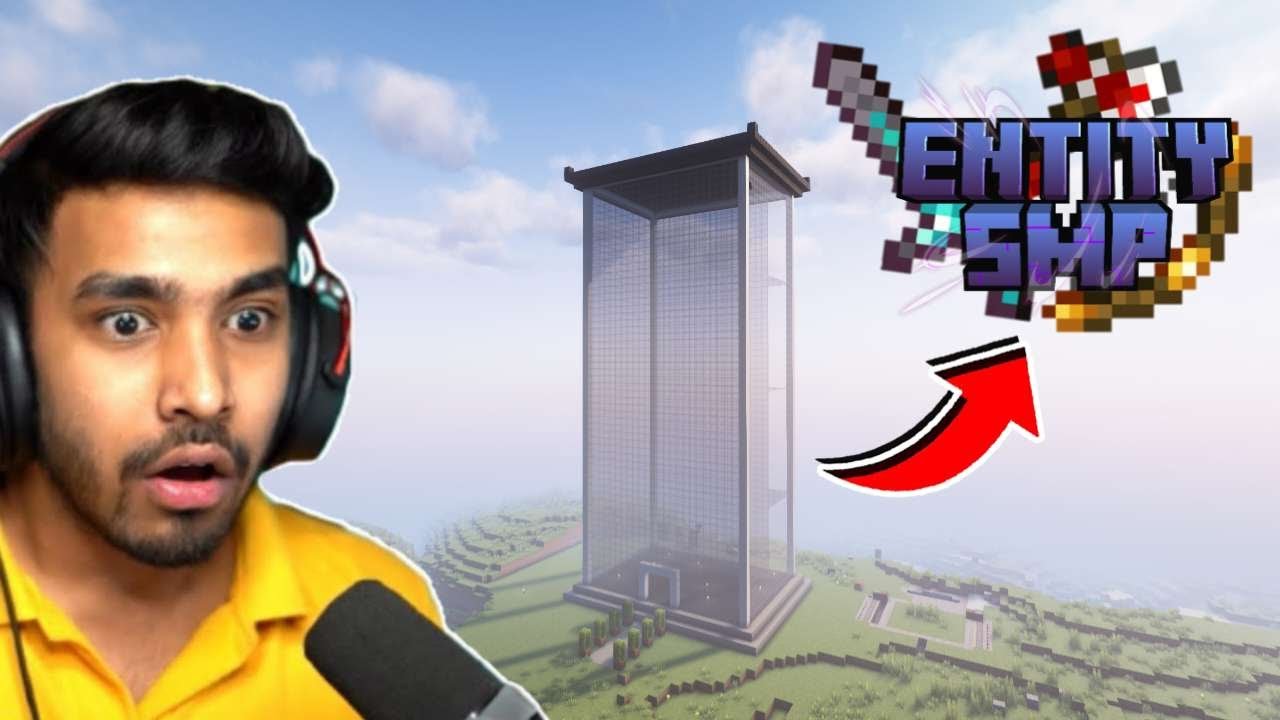 Minecraft biggest tower in entity smp - YouTube