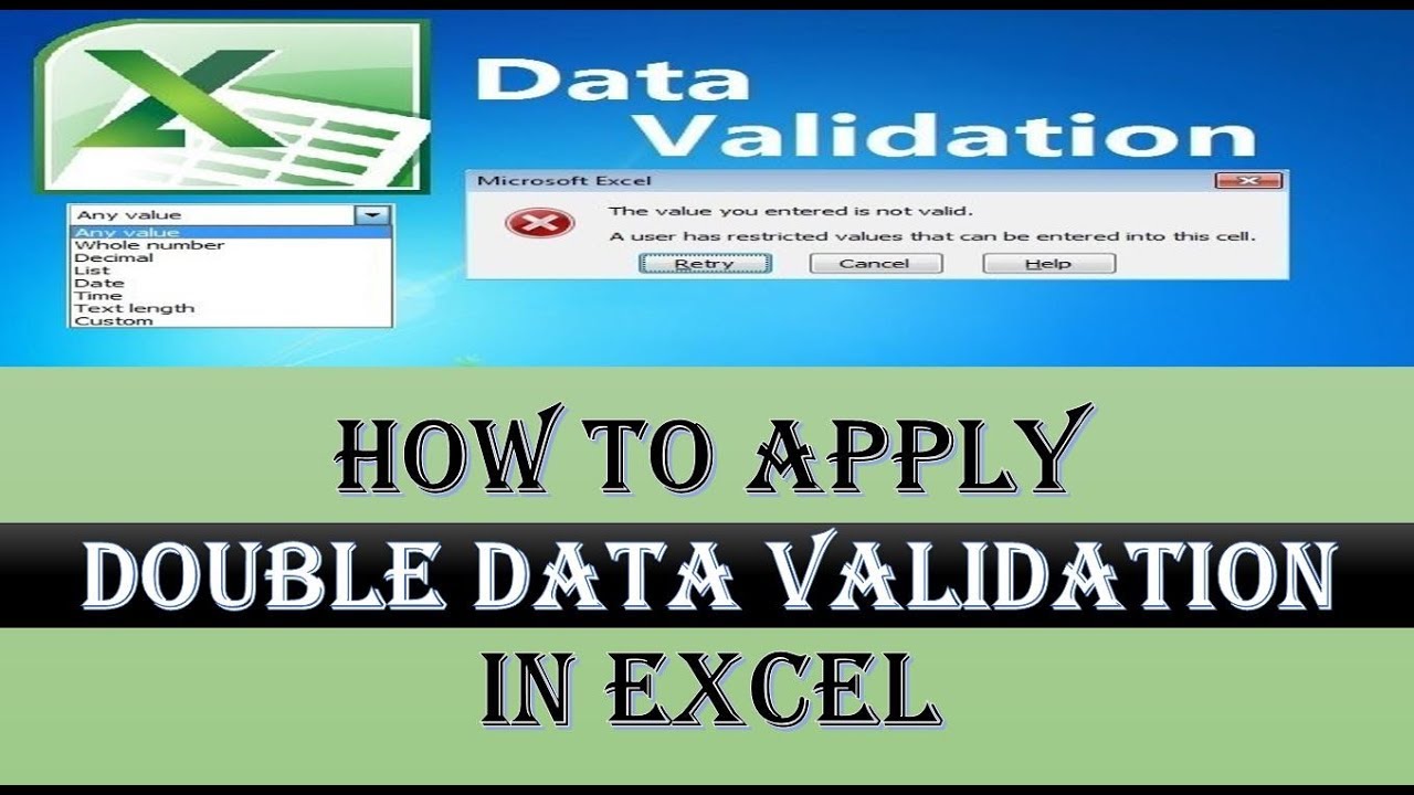 Data Validation In Excel Hindi Best Ever Explanation YouTube Data Validation In Excel Hindi Best Ever Explanation YouTube