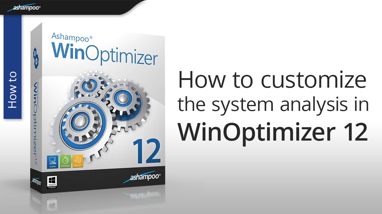 How to customize the system analysis in WinOptimizer - YouTube