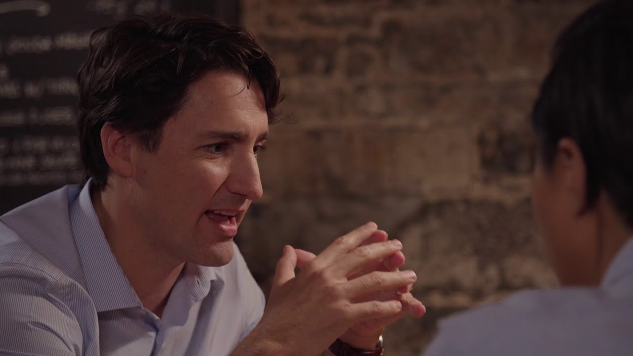Food, culture & travel: Justin Trudeau shares a meal with Kristen Kish ...