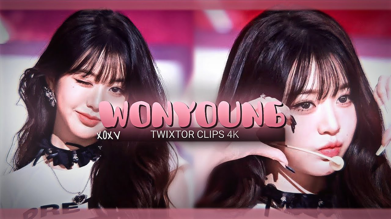 WONYOUNG IVE "XOXZ" MUSIC BANK 4K TWIXTOR CLIPS FOR EDITS 250829 - YouTube