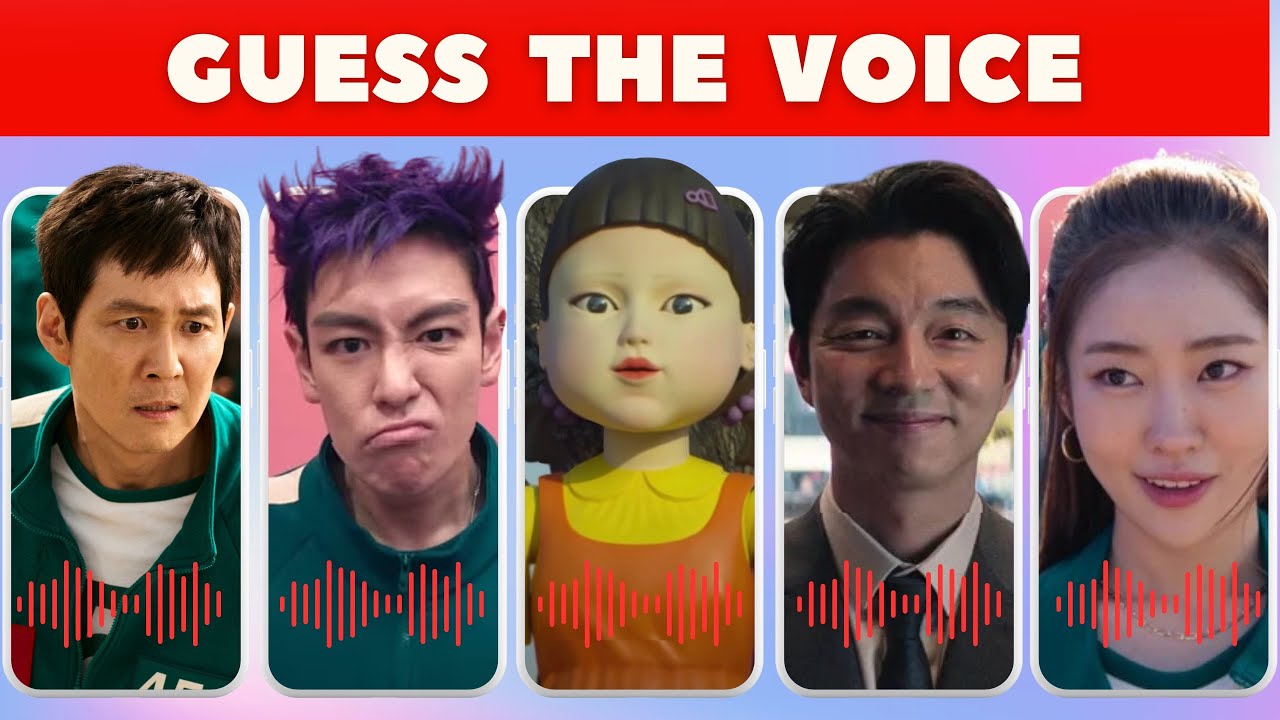 SQUID GAME 2 QUIZ 🔥Guess the characters by their voice and emoji. Squid ...