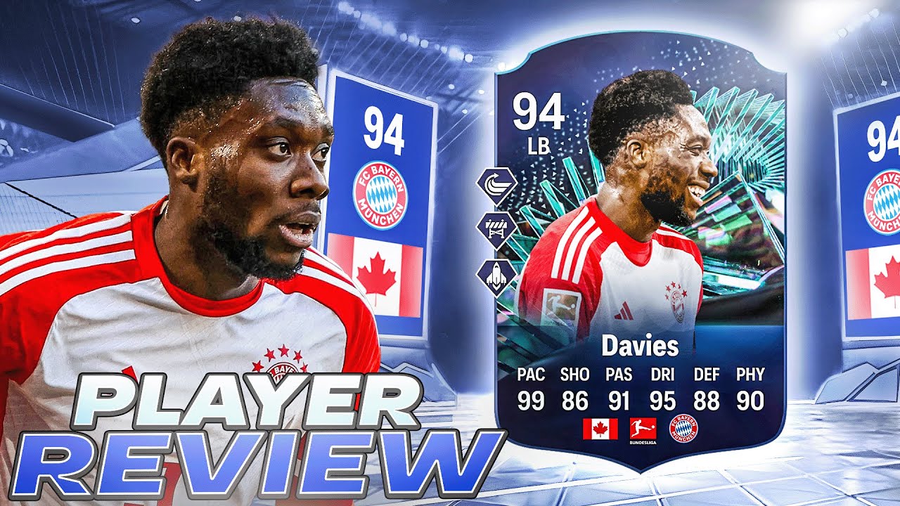 😱94 TOTS MOMENTS DAVIES PLAYER REVIEW - EA FC 24 ULTIMATE TEAM - YouTube