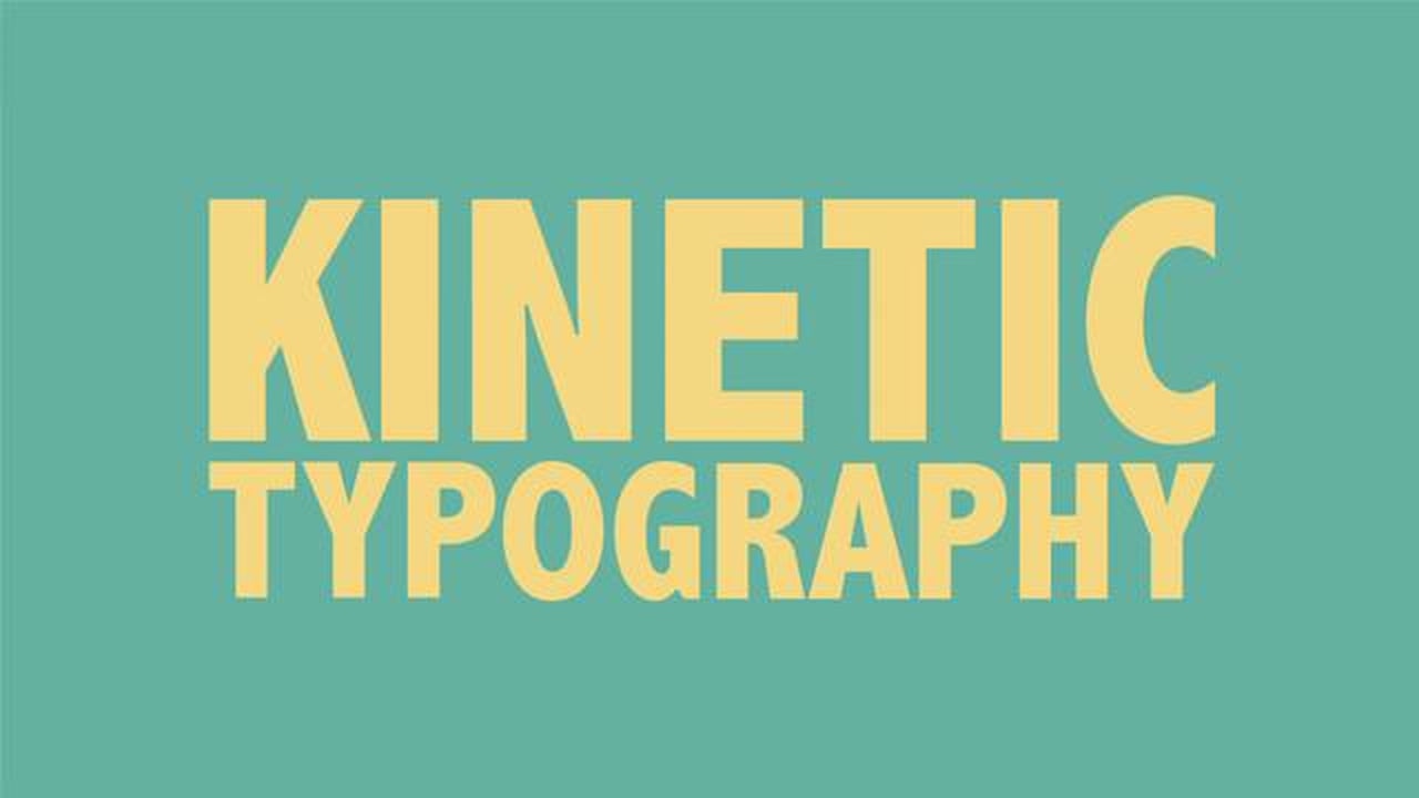 Kinetic Typography example YouTube Kinetic Typography example YouTube
