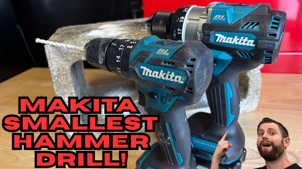 Makita's Smallest Hammer Drill REALLY SURPRISED ME! (Not As Weak As It ...