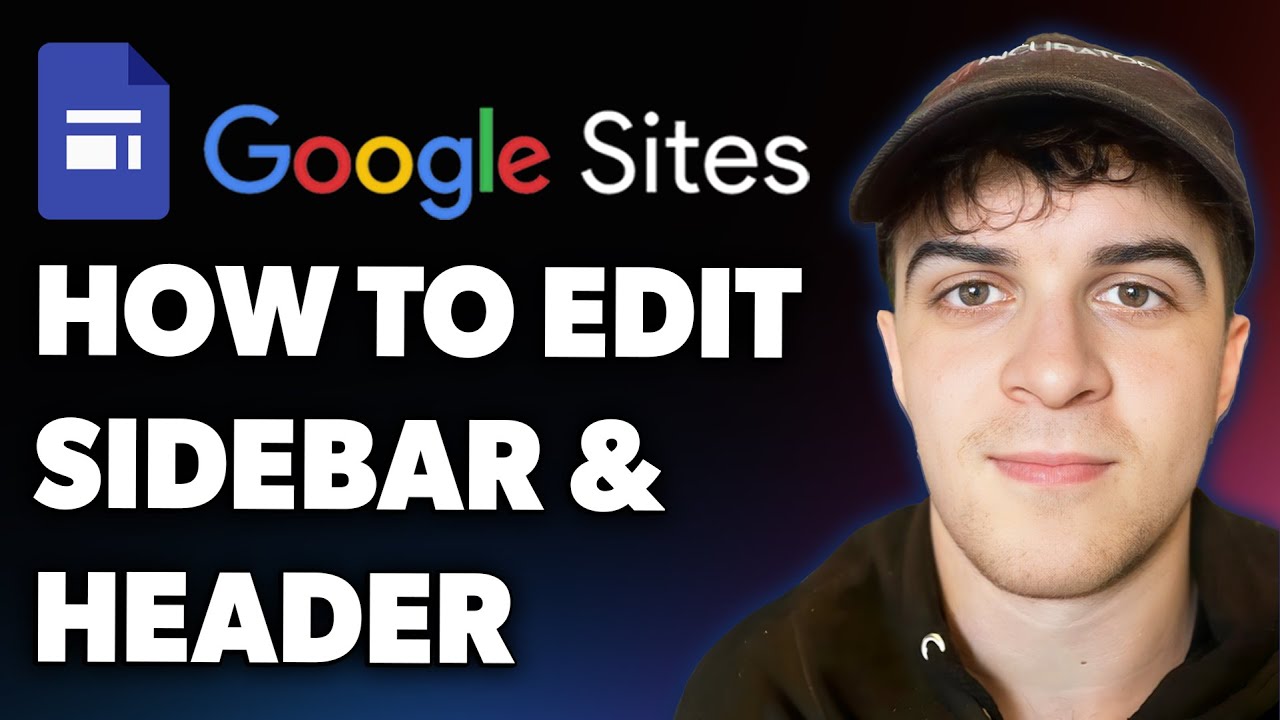 How to Edit Sidebar & Header Google Sites (Full 2025 Guide) - YouTube