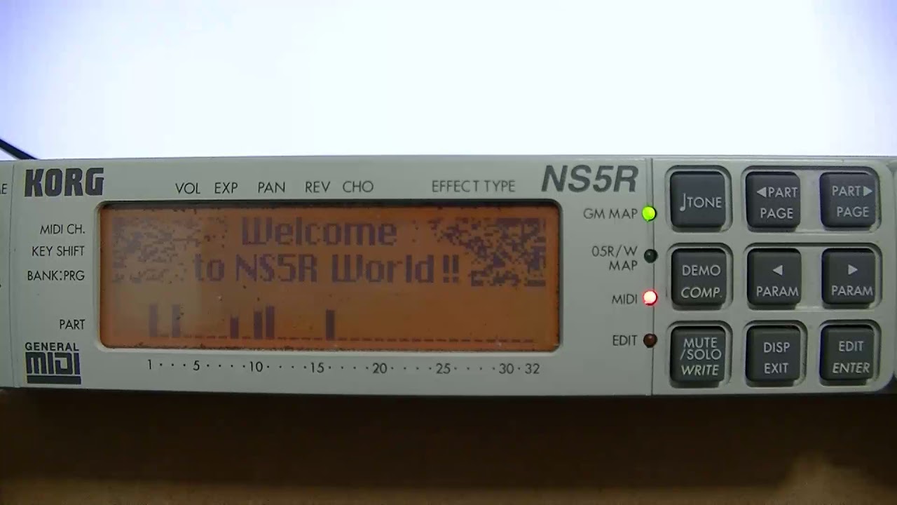 KORG NS5R Internal Demo Music - YouTube