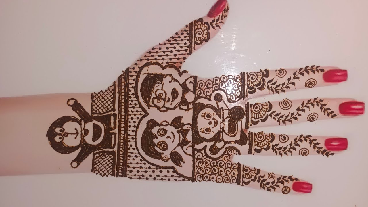 Cartoon Mehndi Designs | Doraemon Cartoon Mehndi design🔷 - YouTube