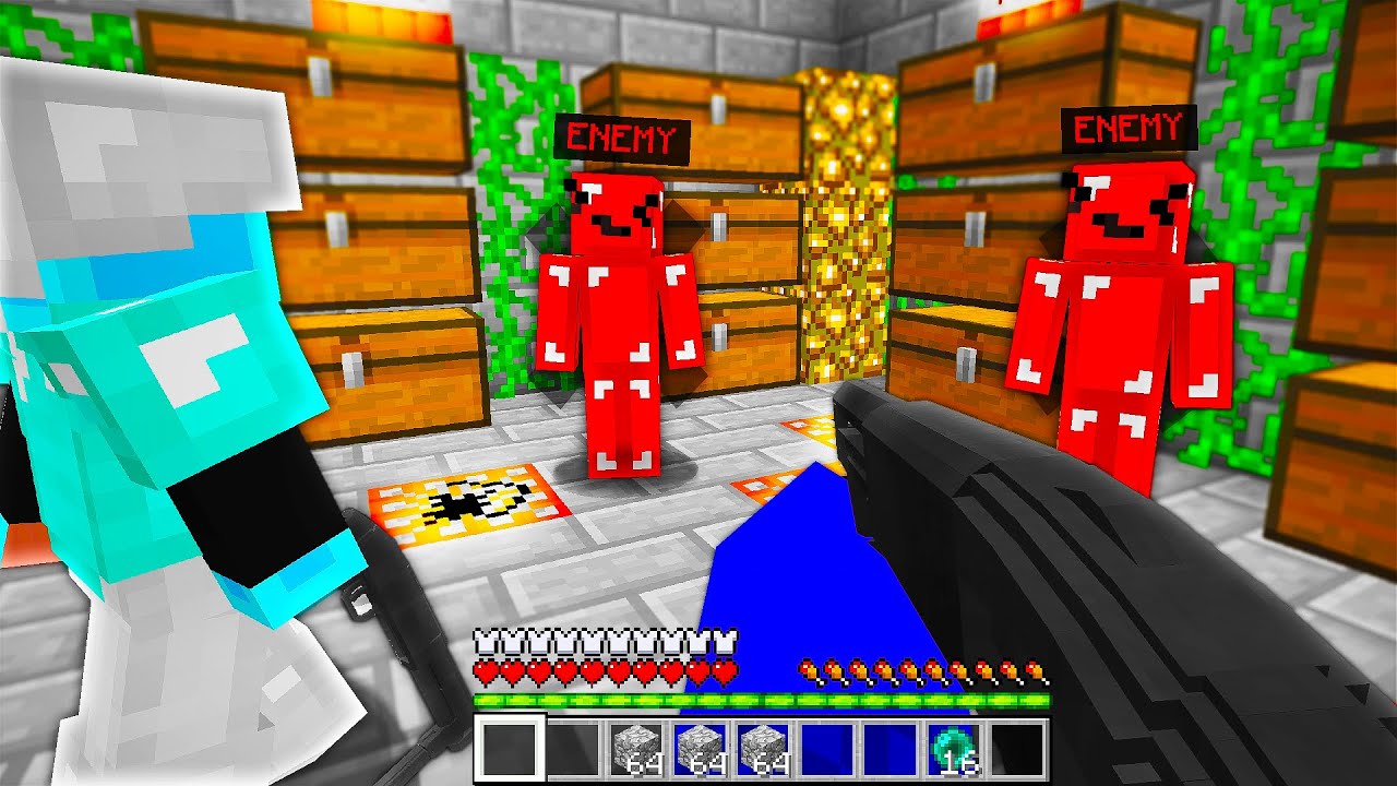 DESTROYING this ENEMY Minecraft Base to TAKE OVER the Server! - YouTube