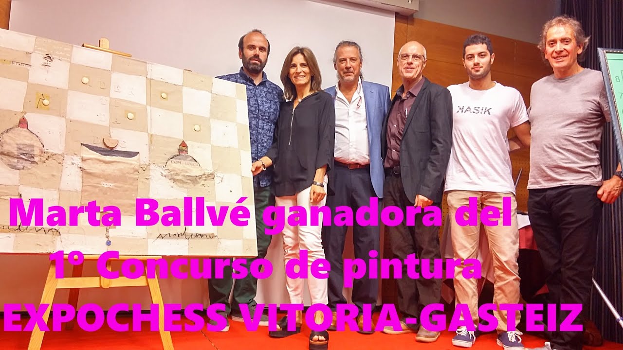 Marta Ballvé, ganadora del I concurso de pintura ExpoChess Vitoria ...