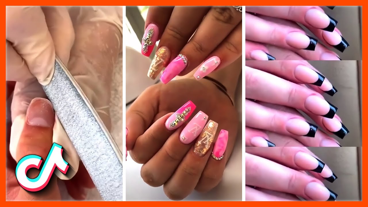 Amazing Nails Transformation Acrylic Nail Art Designs TikTok ...