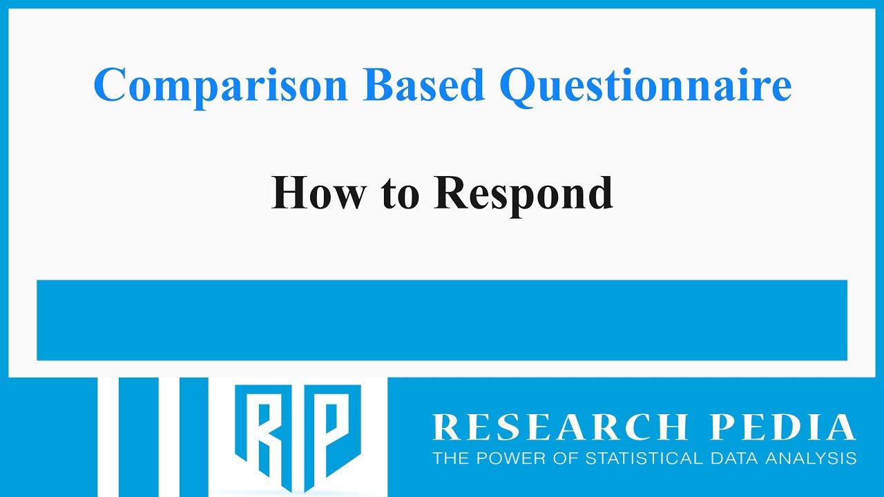 Responding Comparison Based Questionnaire - YouTube
