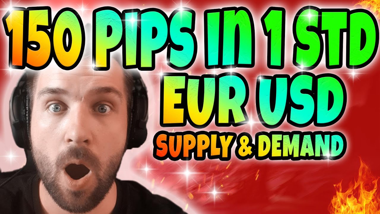 EASY 150 Pips in 1Std EURUSD Forex Day Trading | Supply & Demand - YouTube