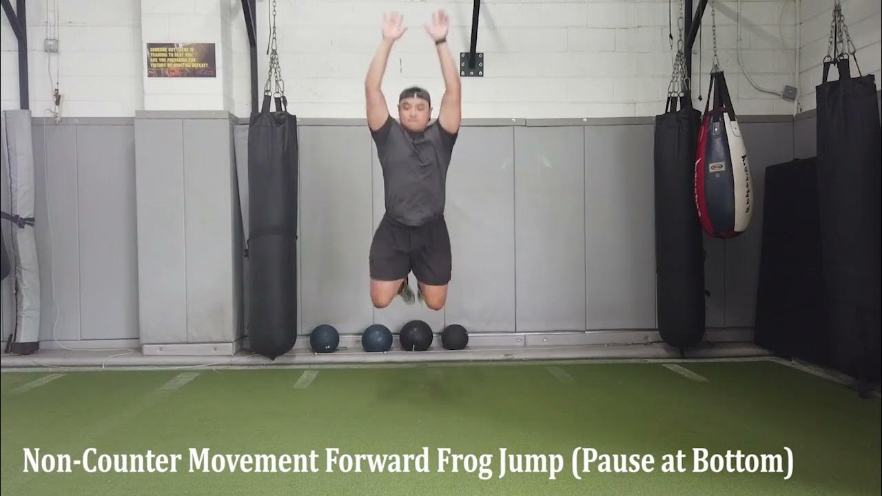 Intensive Non-Counter Movement Forward Frog Jump - YouTube