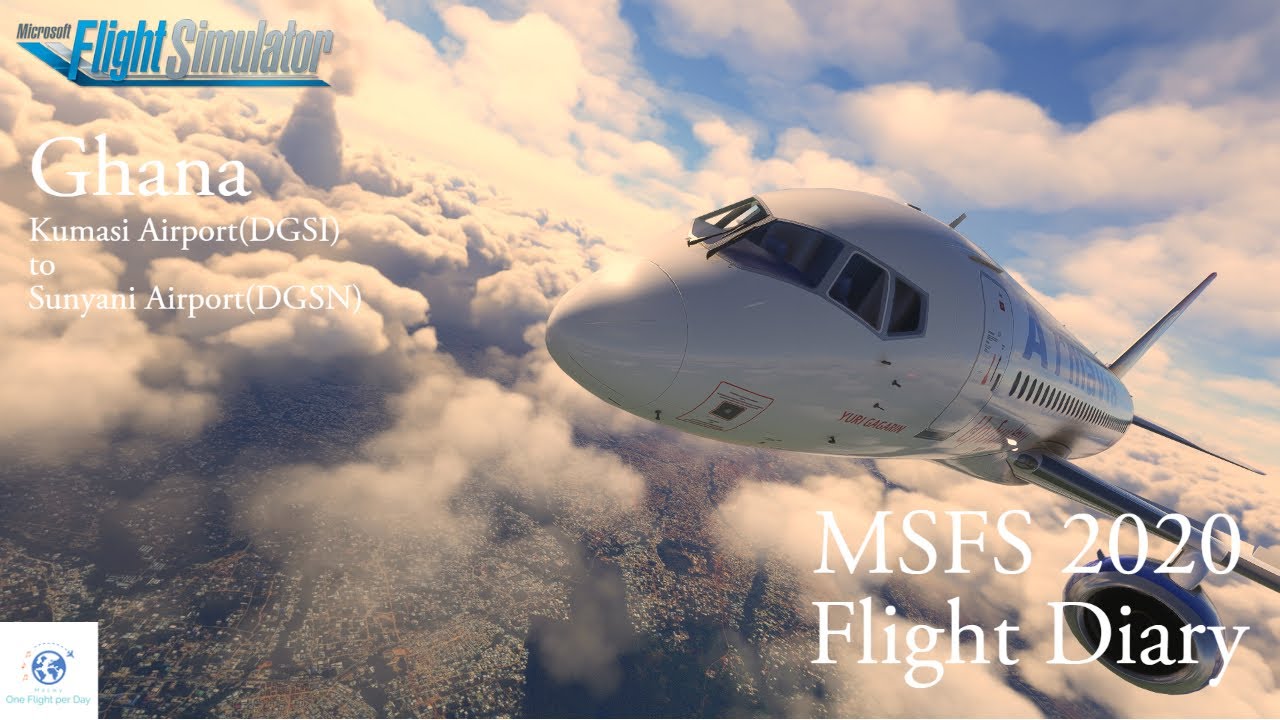 MSFS 2020 Flight Diary - 1日1飛 - Ghana - DGSI to DGSN - Microsoft Flight Simulator 2020 - YouTube