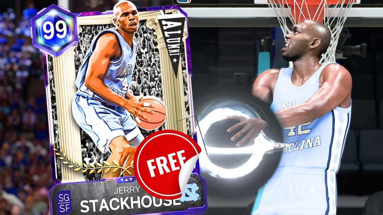 *FREE* DARK MATTER JERRY STACKHOUSE GAMEPLAY IN NBA2K26 MyTeam!! IS HE ...