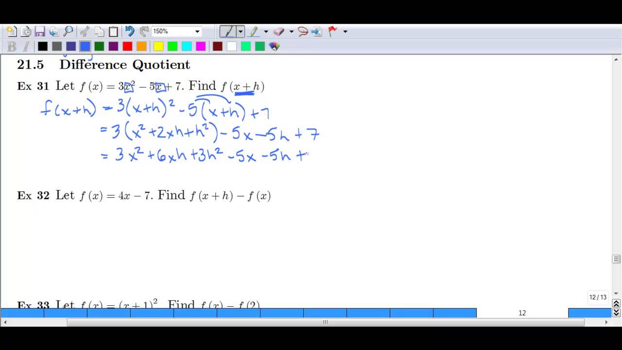 Tech Math IV: Section 1.10a - YouTube