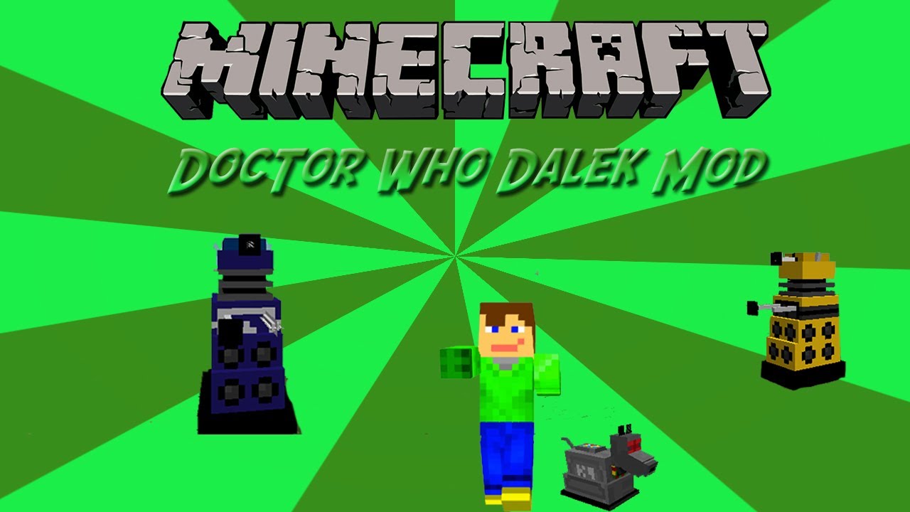 Mincraft Mod Showcase- Doctor Who Dalek Mod - YouTube
