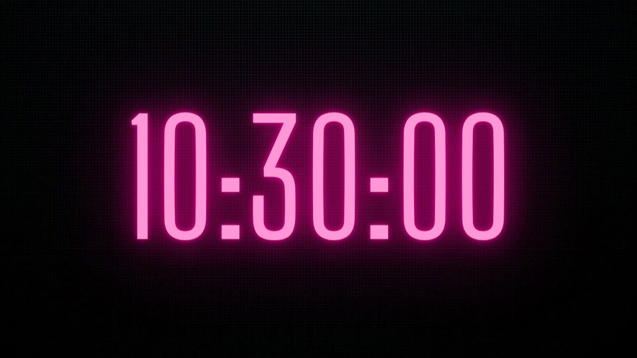 10 HR 30 MIN COUNTDOWN TIMER RELAXING VIDEOS - YouTube