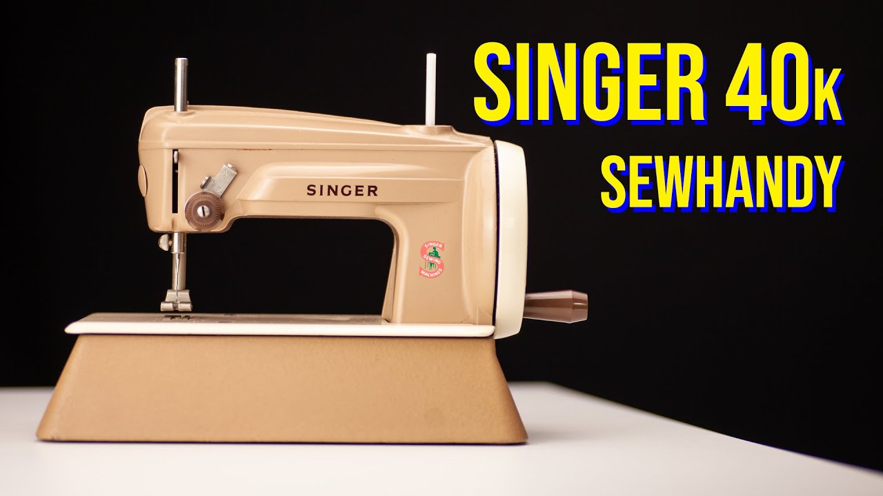 Everything about the Singer 40 sewhandy toy sewing machine - YouTube