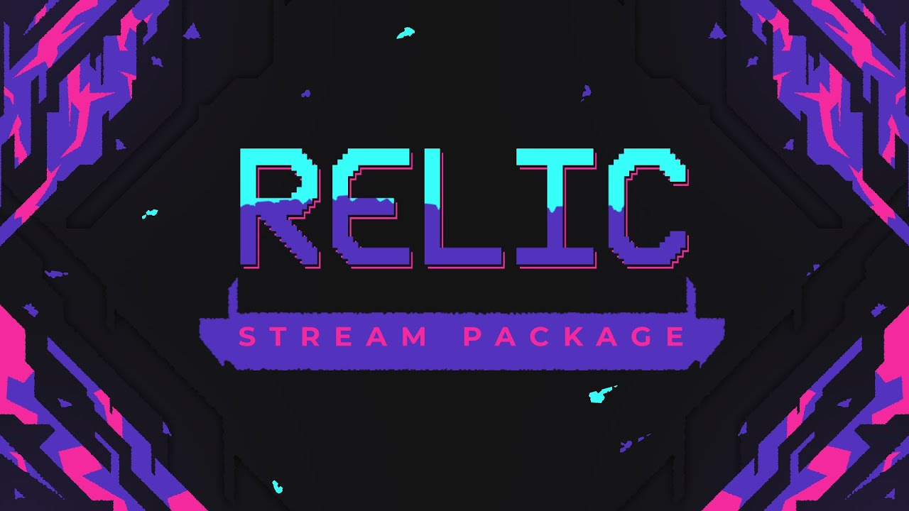 Relic Twitch Overlay : Retro Pixel Stream Package - YouTube