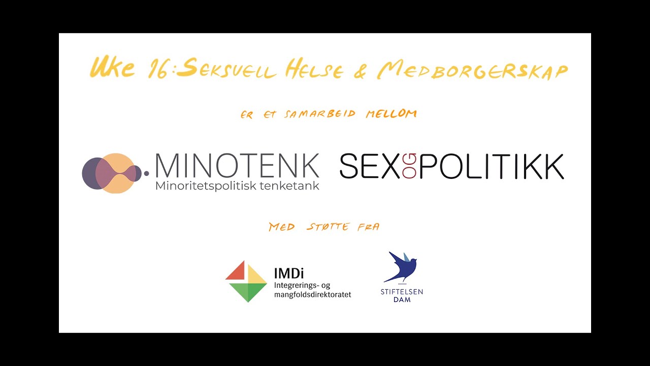 Uke 16: Seksuell helse og medborgerskap - trailer - YouTube