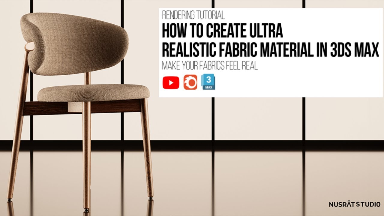 How to Create Ultra Realistic Fabric Material in 3ds Max - YouTube