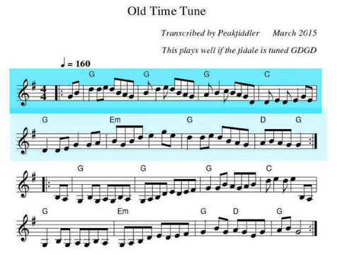 Old Time Tune Backing Track - YouTube