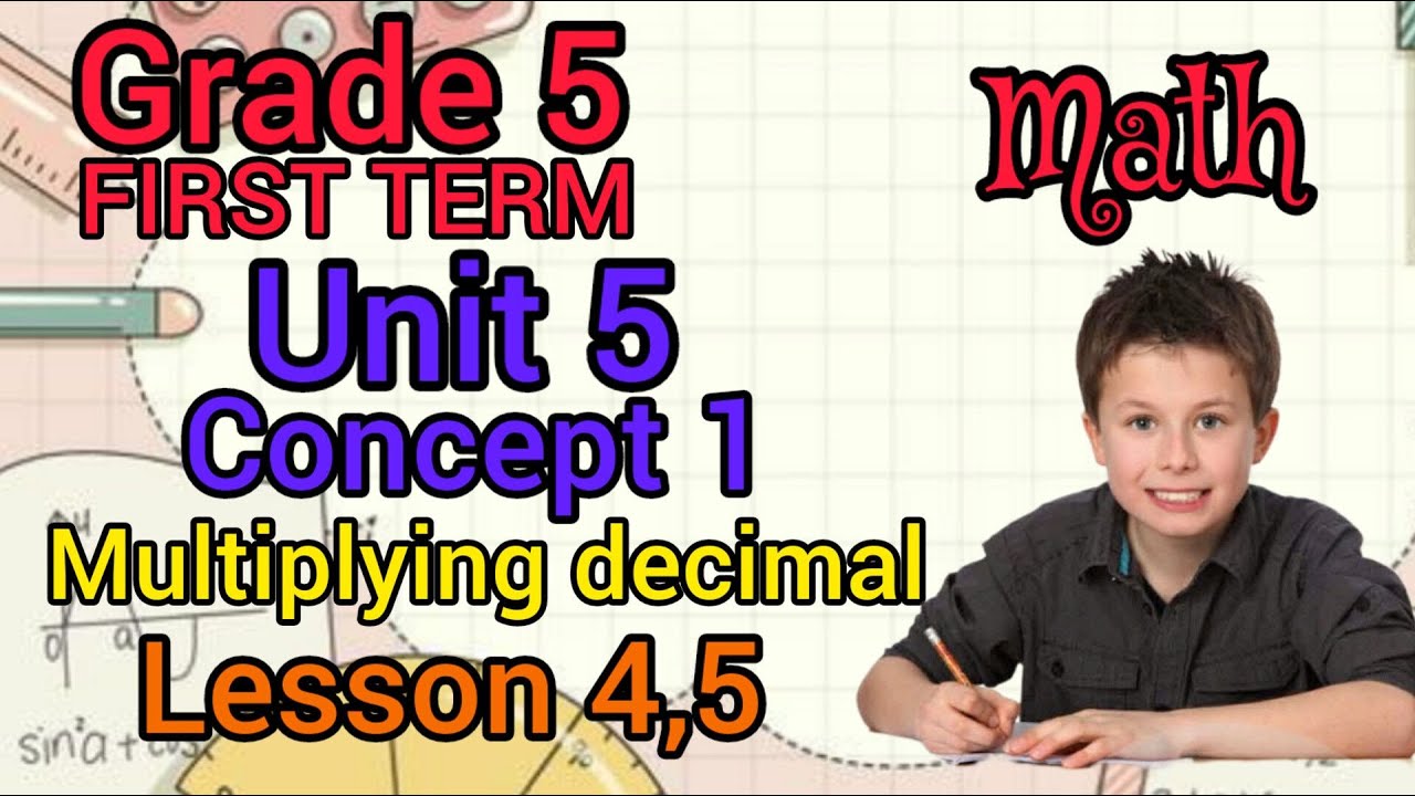 Math-first term-grade 5- unit 5-concept 1-lessons 4,5- ماث خامسة ...