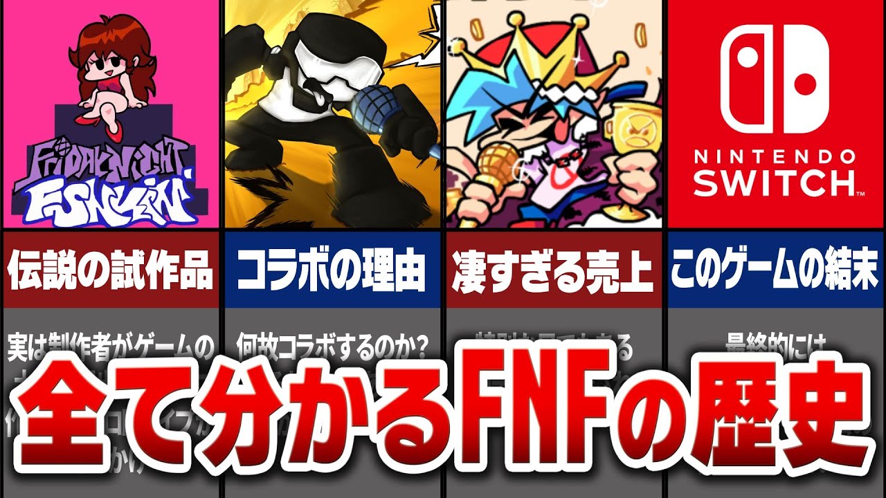 【FNF解説】時系列順で全て分かる！FNFの歴史について解説！【friday night funkin】 - YouTube