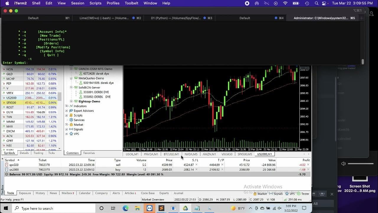 MT5 AlgoTrading (Python) - 1 - YouTube