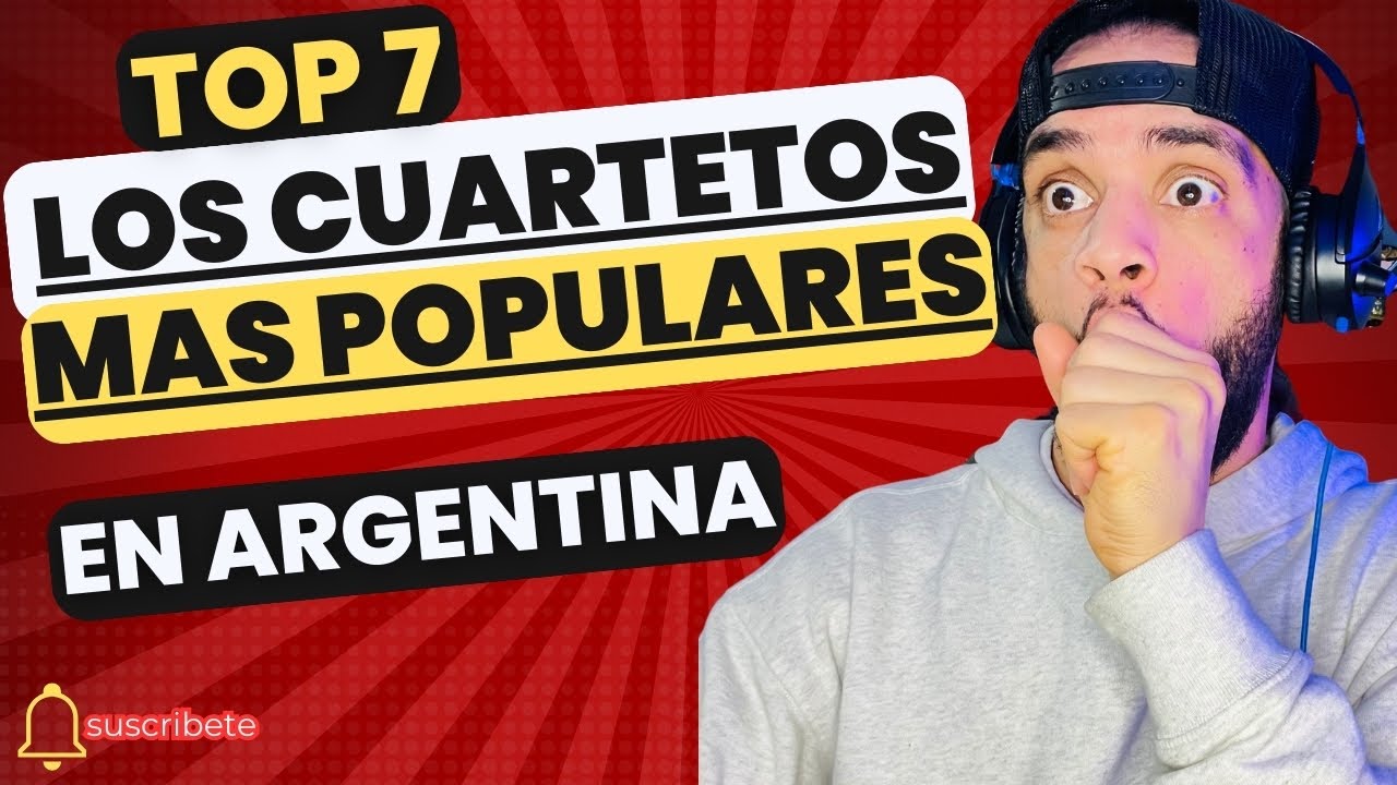Top 7 Los Cuartetos Mas Populares en argentina Y EL MUNDO - YouTube