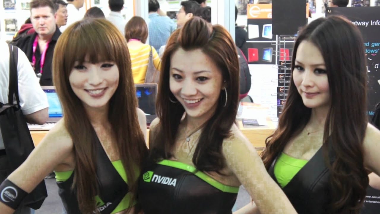 Girls Of Computex Part 2 - YouTube