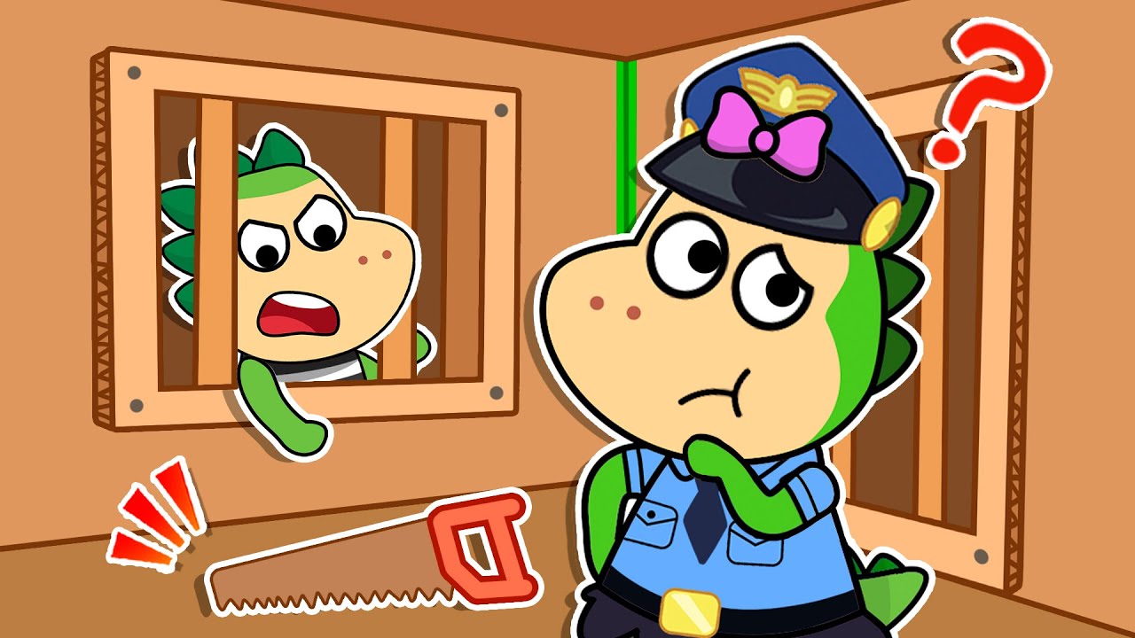 Spike’s Big Cardboard Jail Break 😲 Epic Pretend Adventure 📦 Fire Spike ...