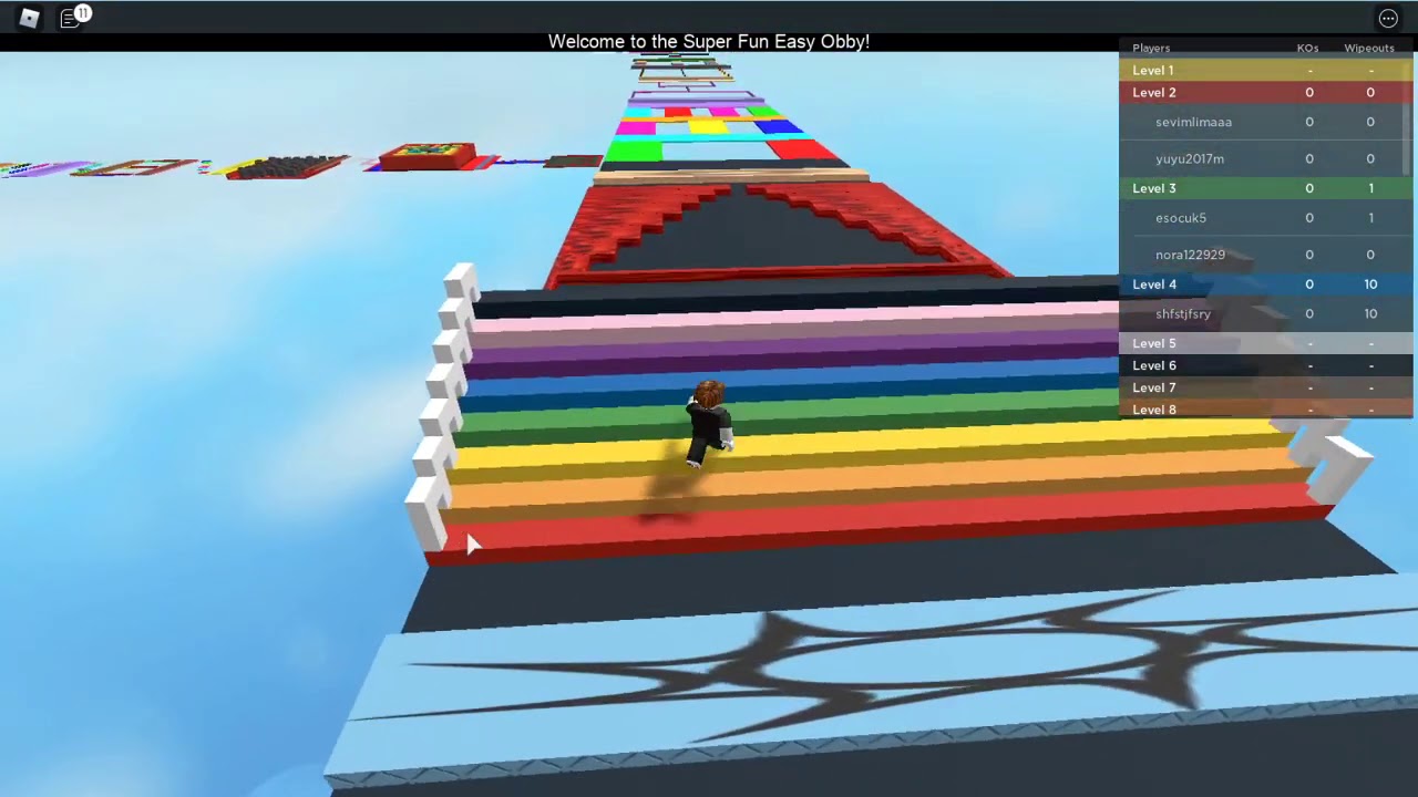 ROBLOX Easy obsticale course - YouTube